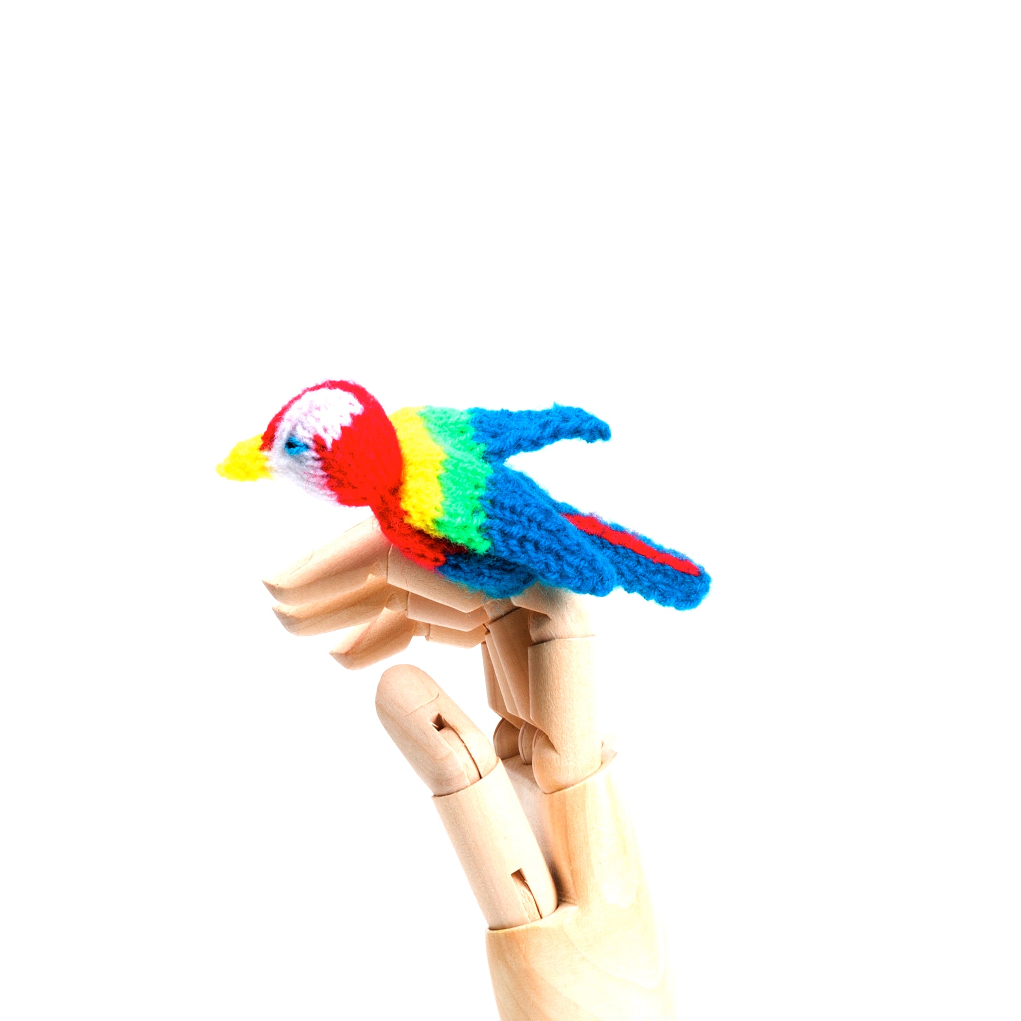 Macaw Finger Puppet - Fair Go Trading