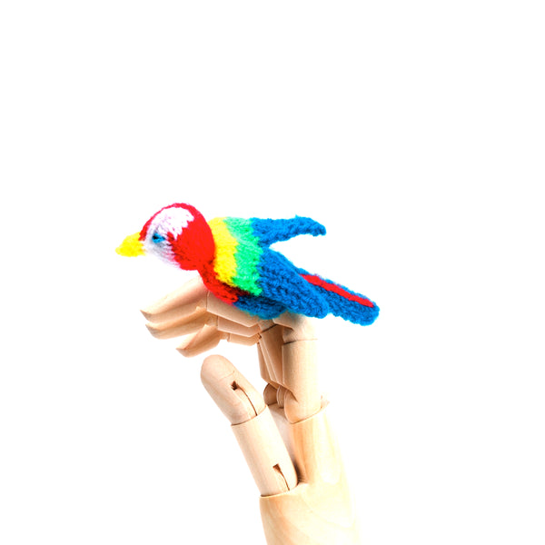 Macaw Finger Puppet - Fair Go Trading