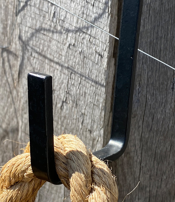 Hand Forged Hook - Heavy Duty Thick - 15, 30, or 60cm. Pack of 6 - Fair ...