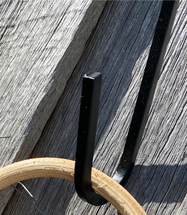 Hand Forged Hook - Thin - 15, 30, or 60cm. Pack of 6 - Fair Go Trading